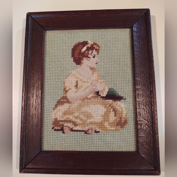 Vintage | Wall Decor | Vintage Victorian Needlepoint 8x | Poshmark